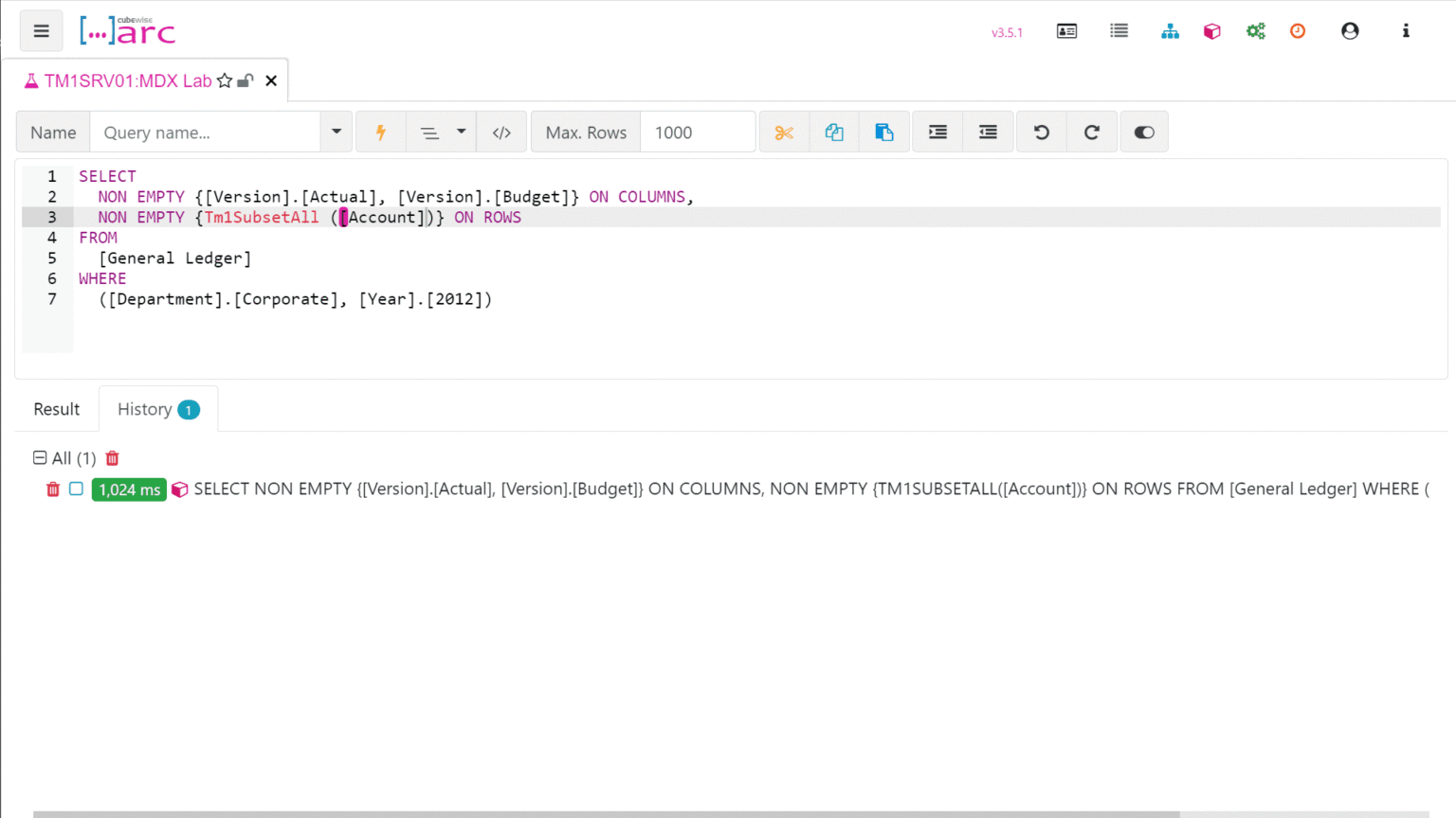 Making It Easier To Write And Test Mdx Queries With Arc 5015