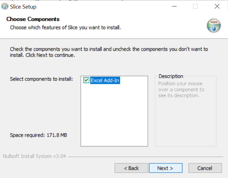 Installing Slice with the installer