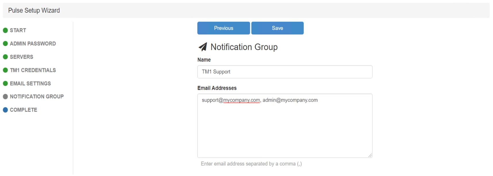Setup Wizard (Pulse v6 and v7)