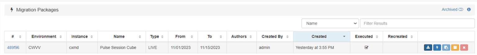 Loading Pulse data in TM1